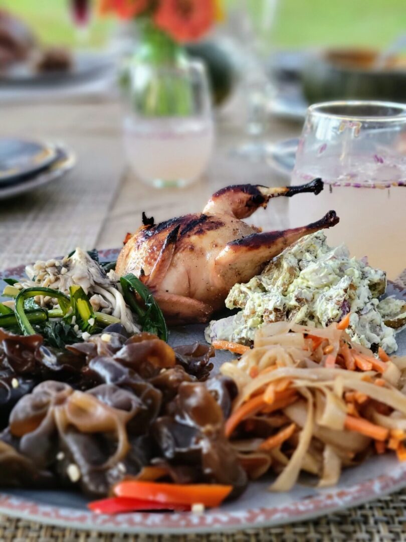 Grilled Quail with Homemade Walnut Syrup Glaze ~ HealthPrimitive