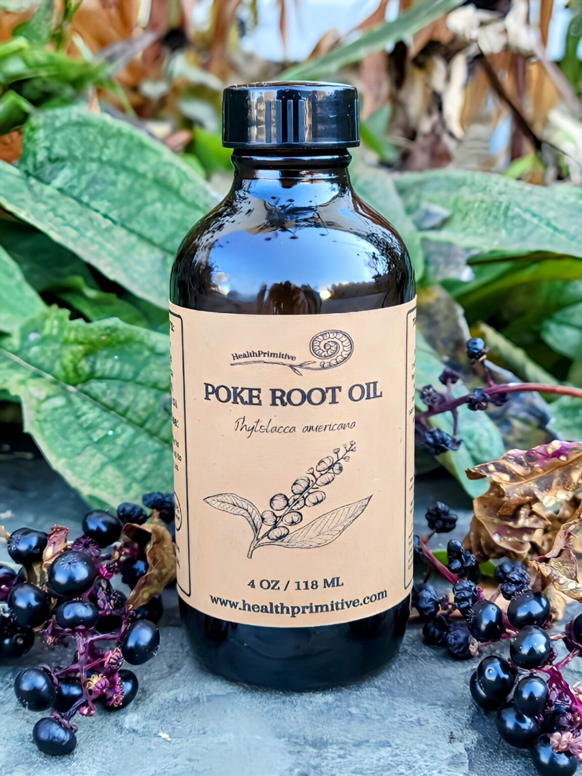 Poke Root Castor Oil ~ HealthPrimitive