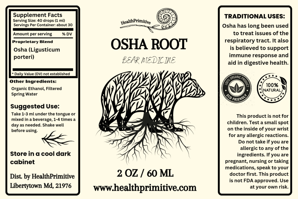 Osha Root Respiratory Support ~ HealthPrimitive
